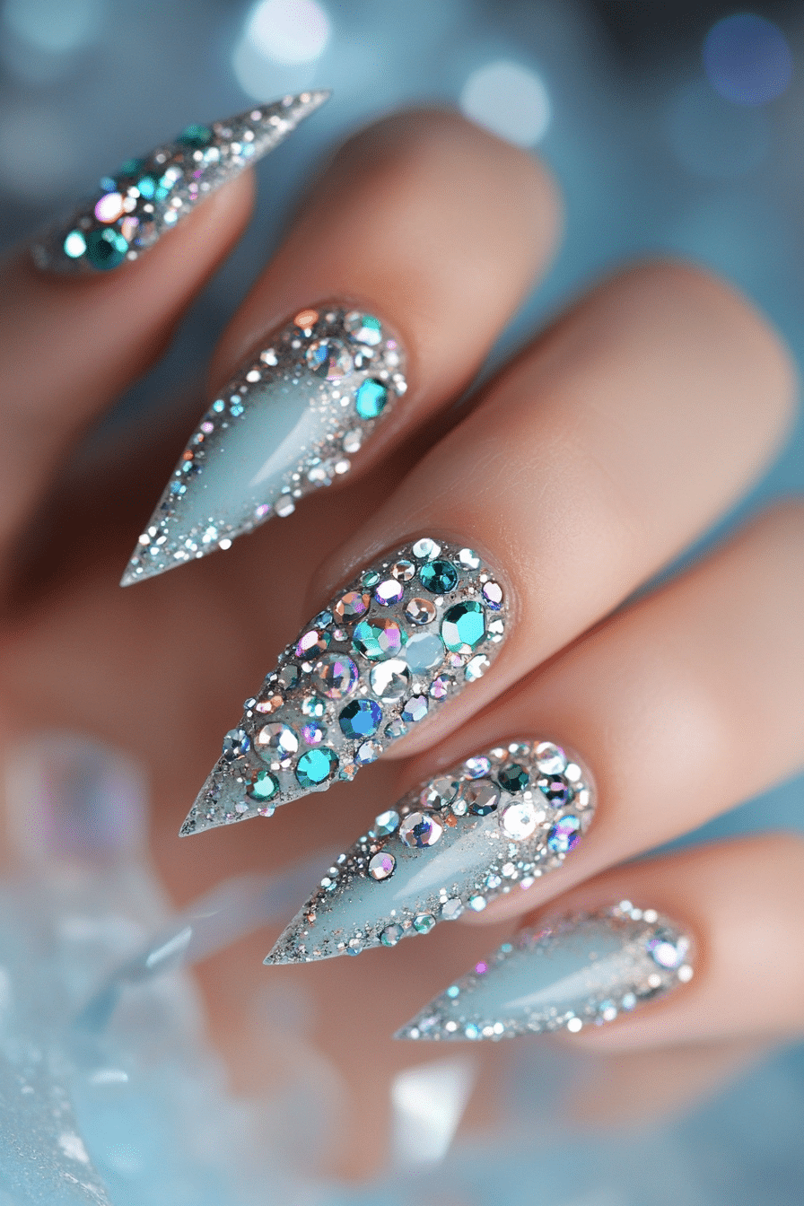26 Stunning Nail Design Ideas With Gems 2025 – Nailstyles