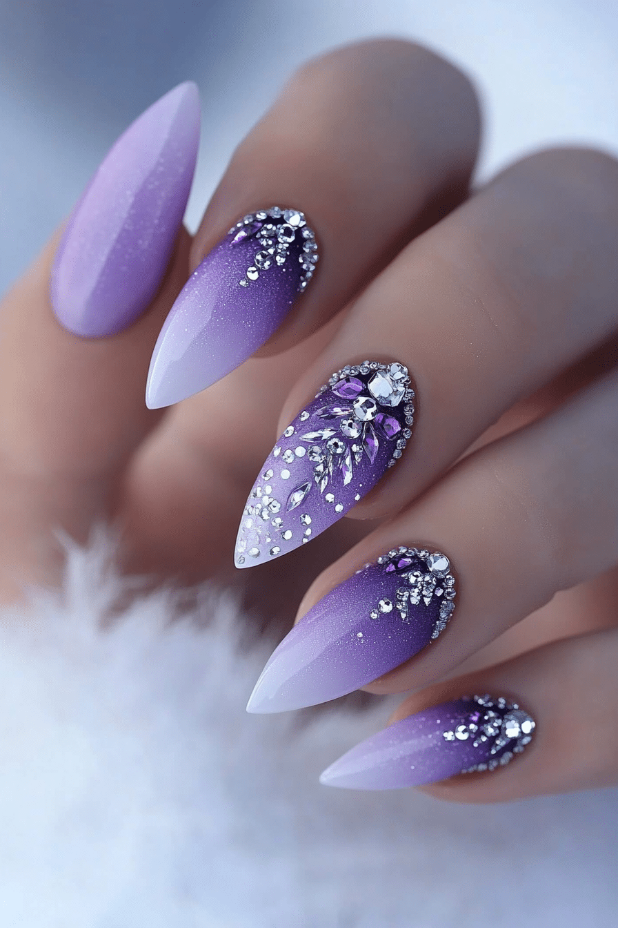 26 Stunning Nail Design Ideas With Gems 2025 – Nailstyles